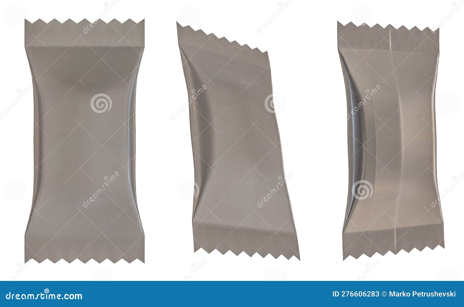 3D Rendering - High Resolution Image Candy Generic Isolated on a White ...