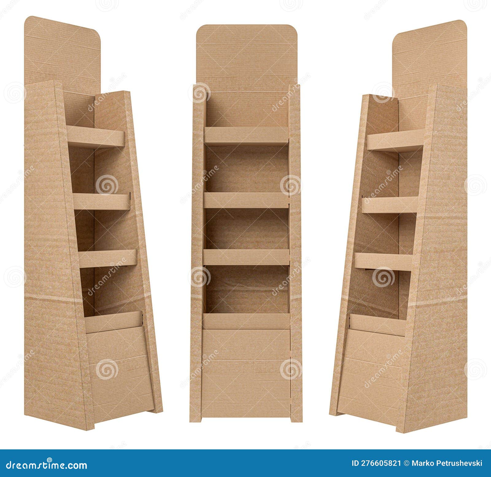 3D Rendering - High Resolution Image Pos Floor Display Box Template ...