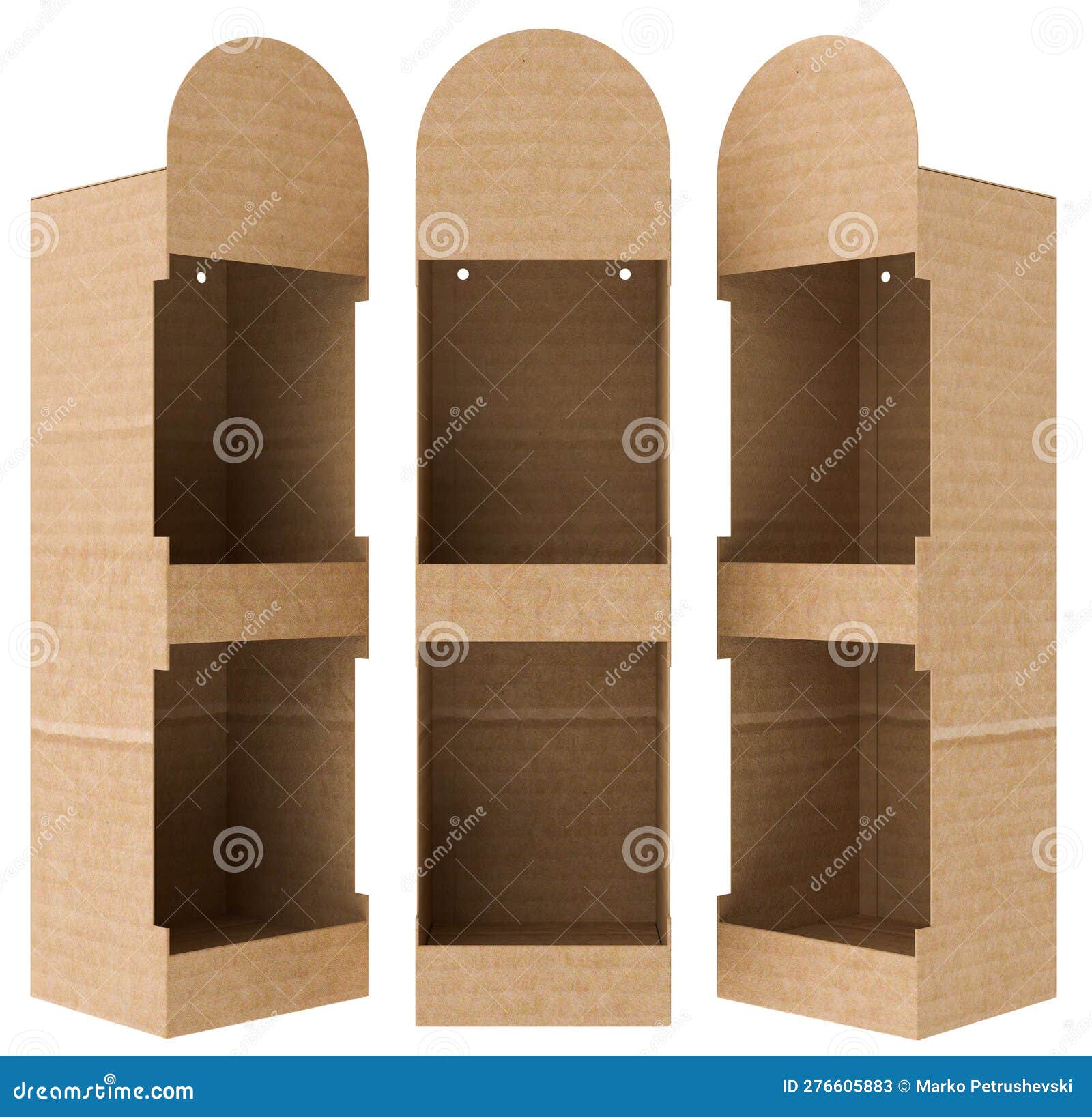 3D Rendering - High Resolution Image Pos Floor Display Box Template ...