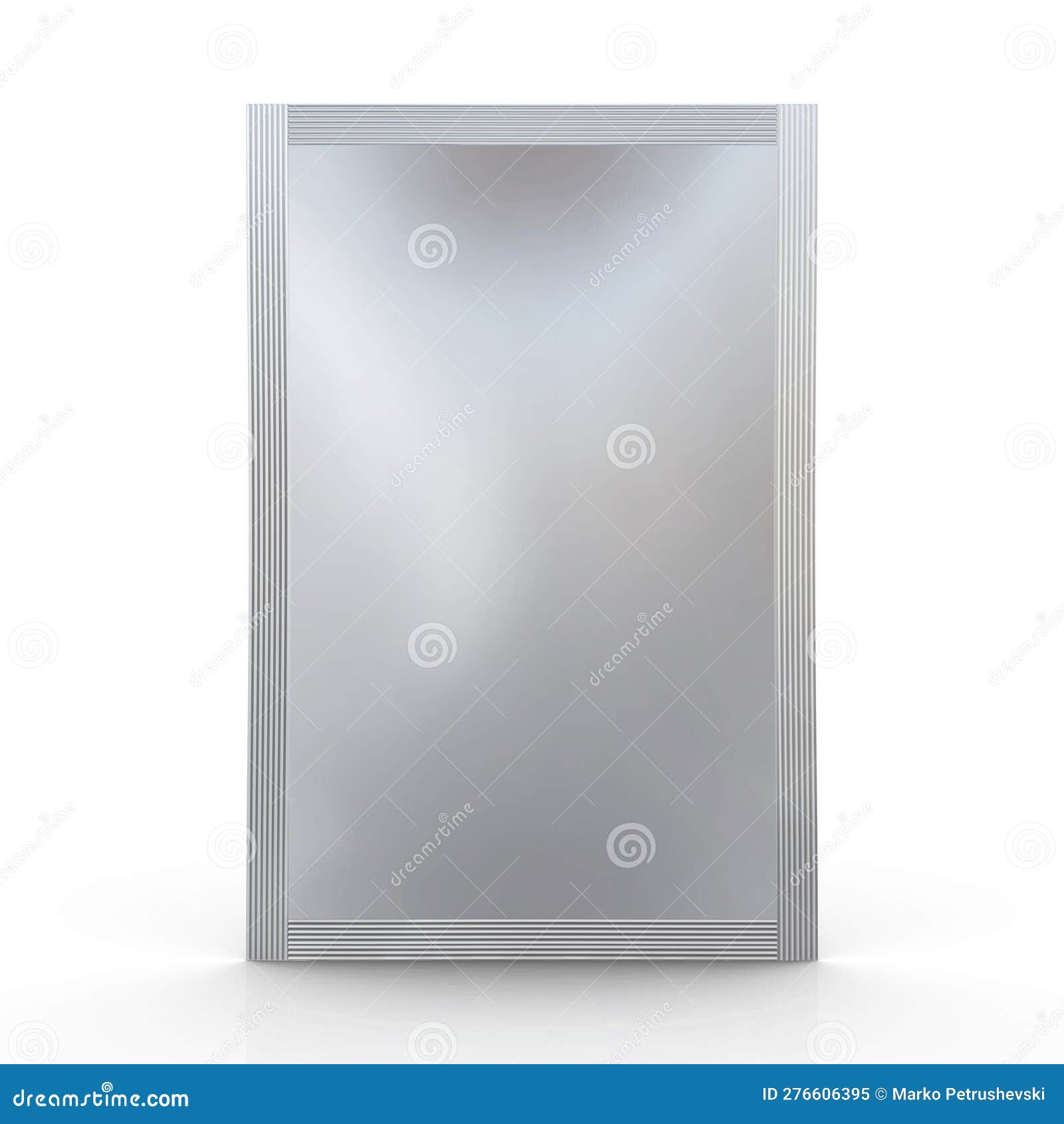 3D Rendering - High Resolution Image of Sachet Bag Isolated on a White ...