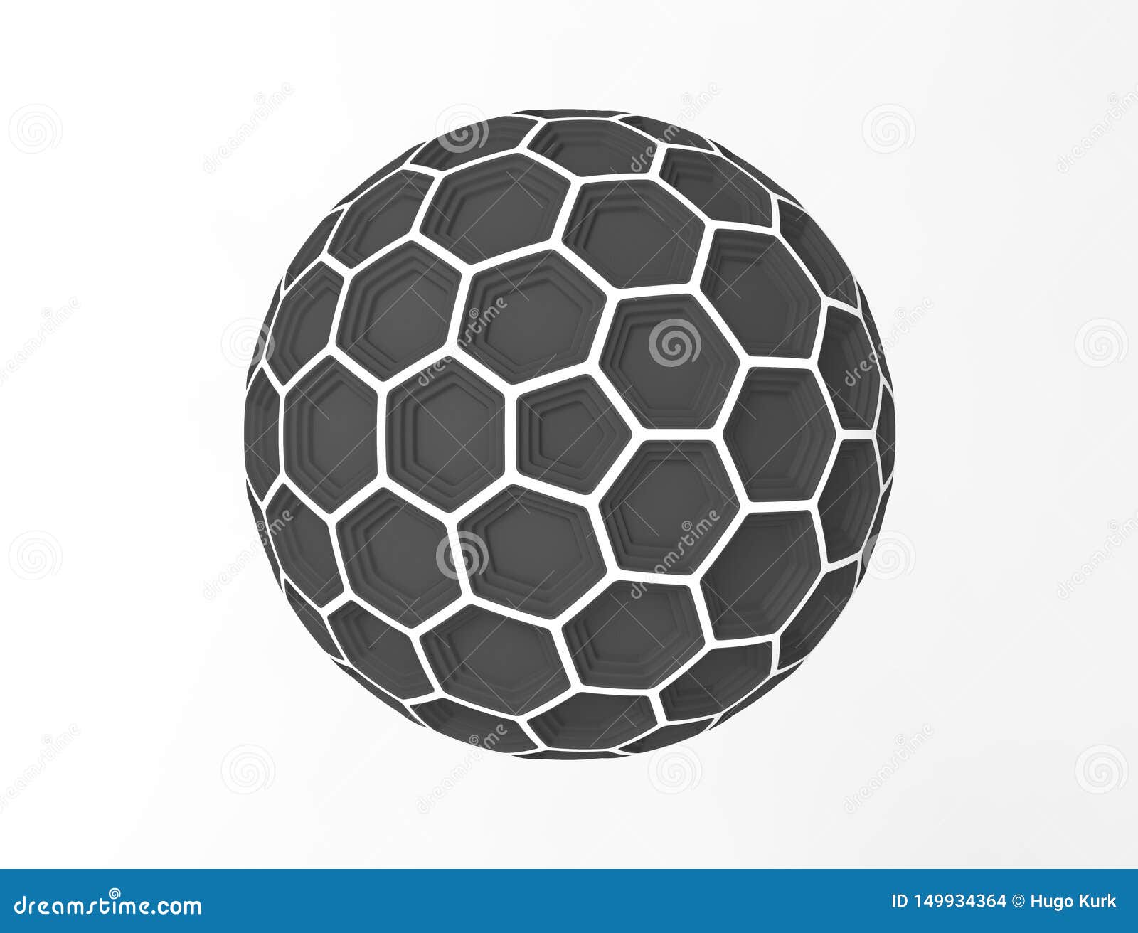 Honeycomb Sphere Cartoon Vector | CartoonDealer.com #162936445