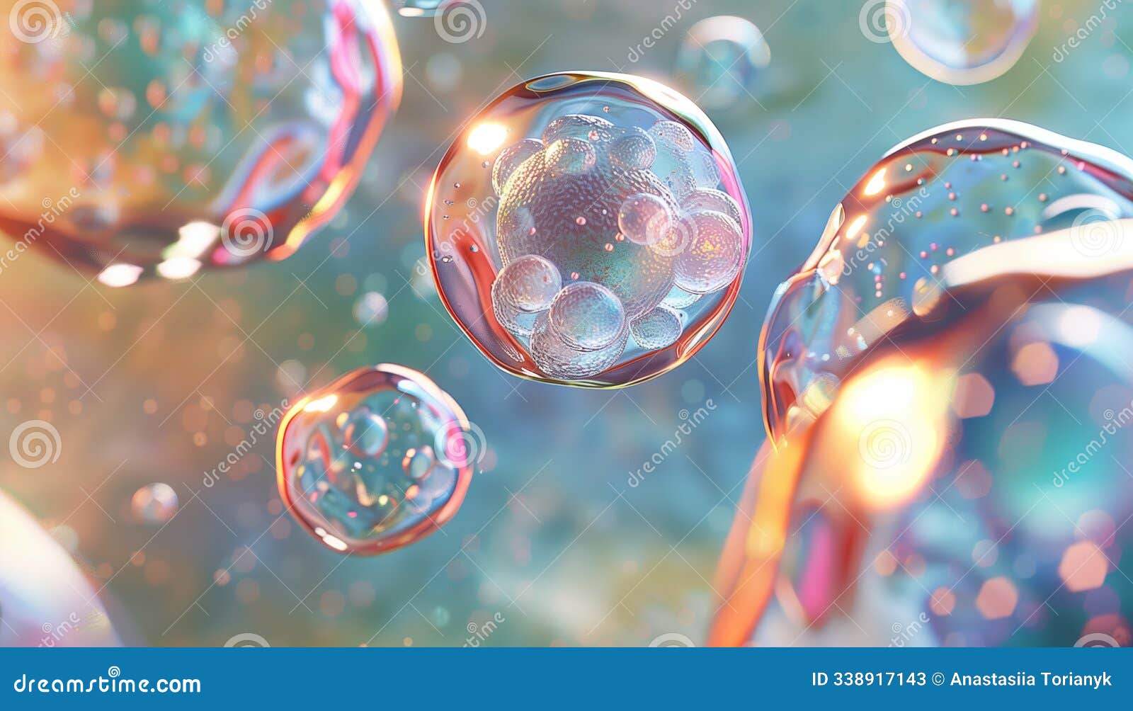 Intricate View Of A Fertilized Egg Cell A Microscopic Marvel Of Human ...