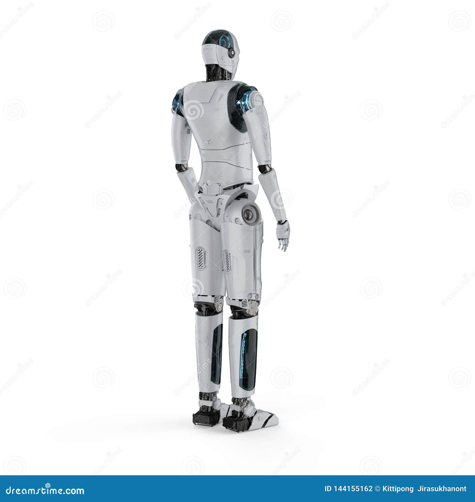 Robot full body stock illustration. Illustration of automaton - 144155162