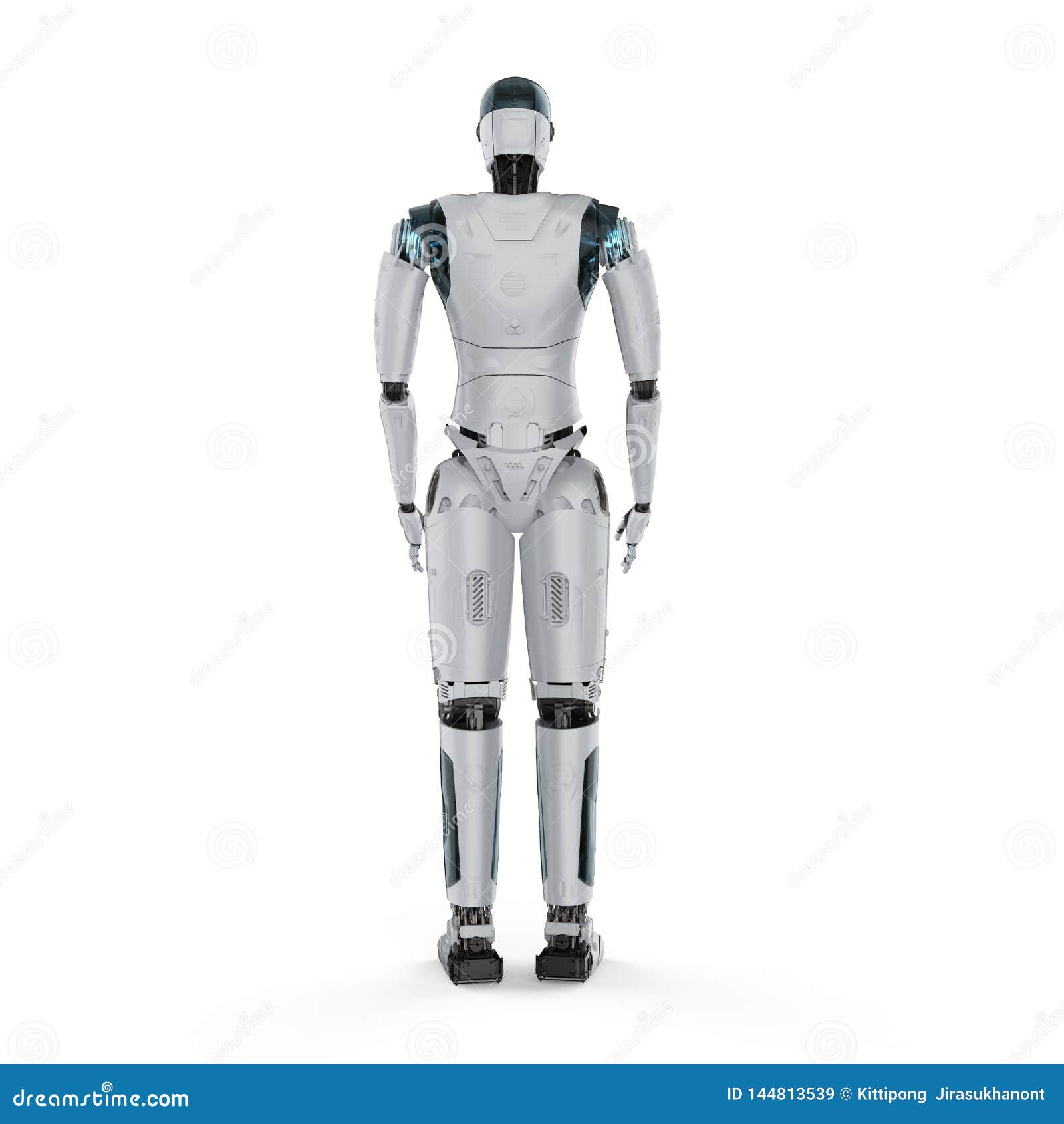 Robot full body stock illustration. Illustration of full - 144813539