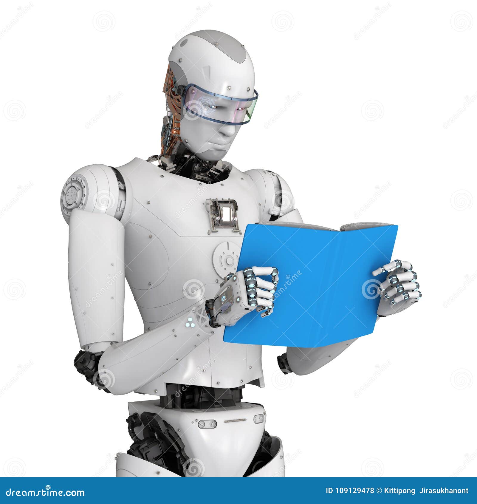 Robot reading book stock illustration. Illustration of migration ... Robot reading book stock illustration. Illustration of migration ...