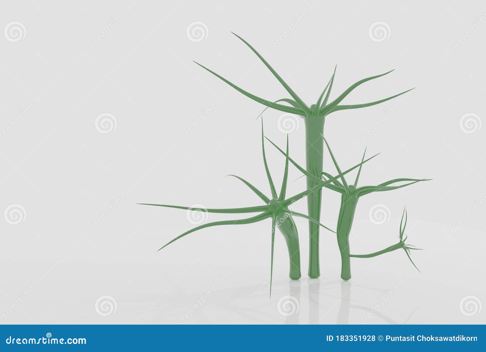 3D Rendering Hydra is a Genus of Small Fresh-water Animals of the ...