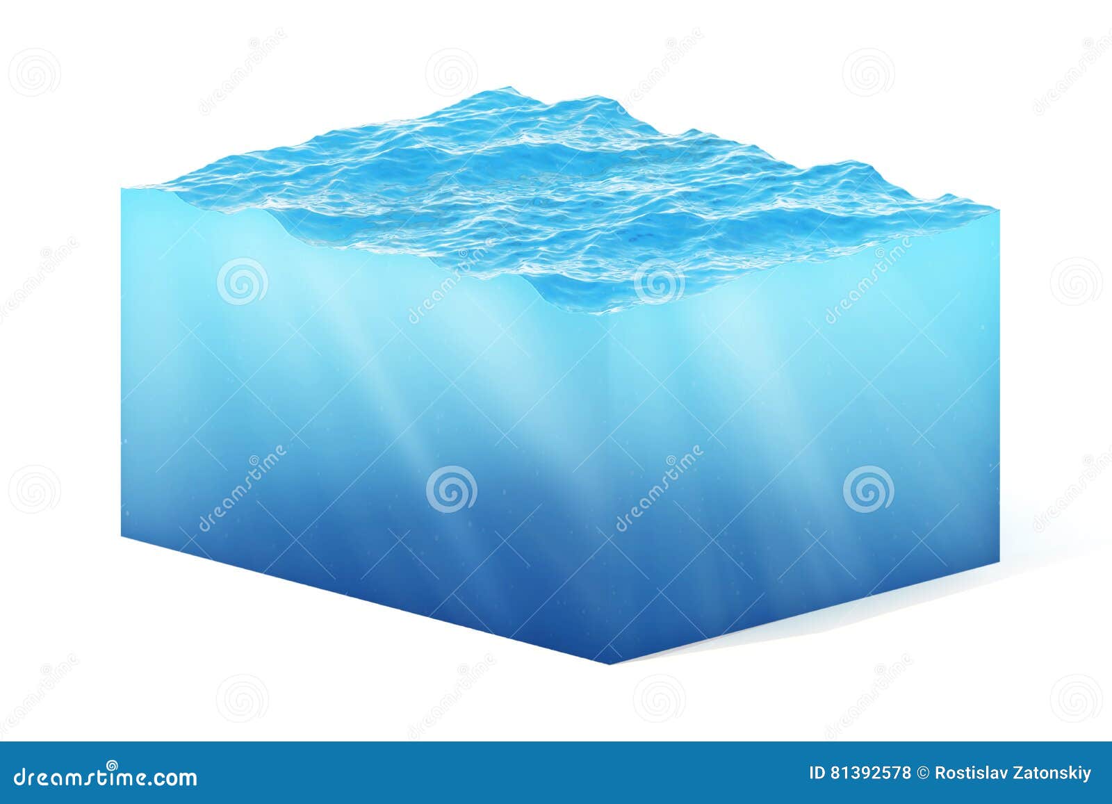 Water Cube Cartoon Vector | CartoonDealer.com #60627711