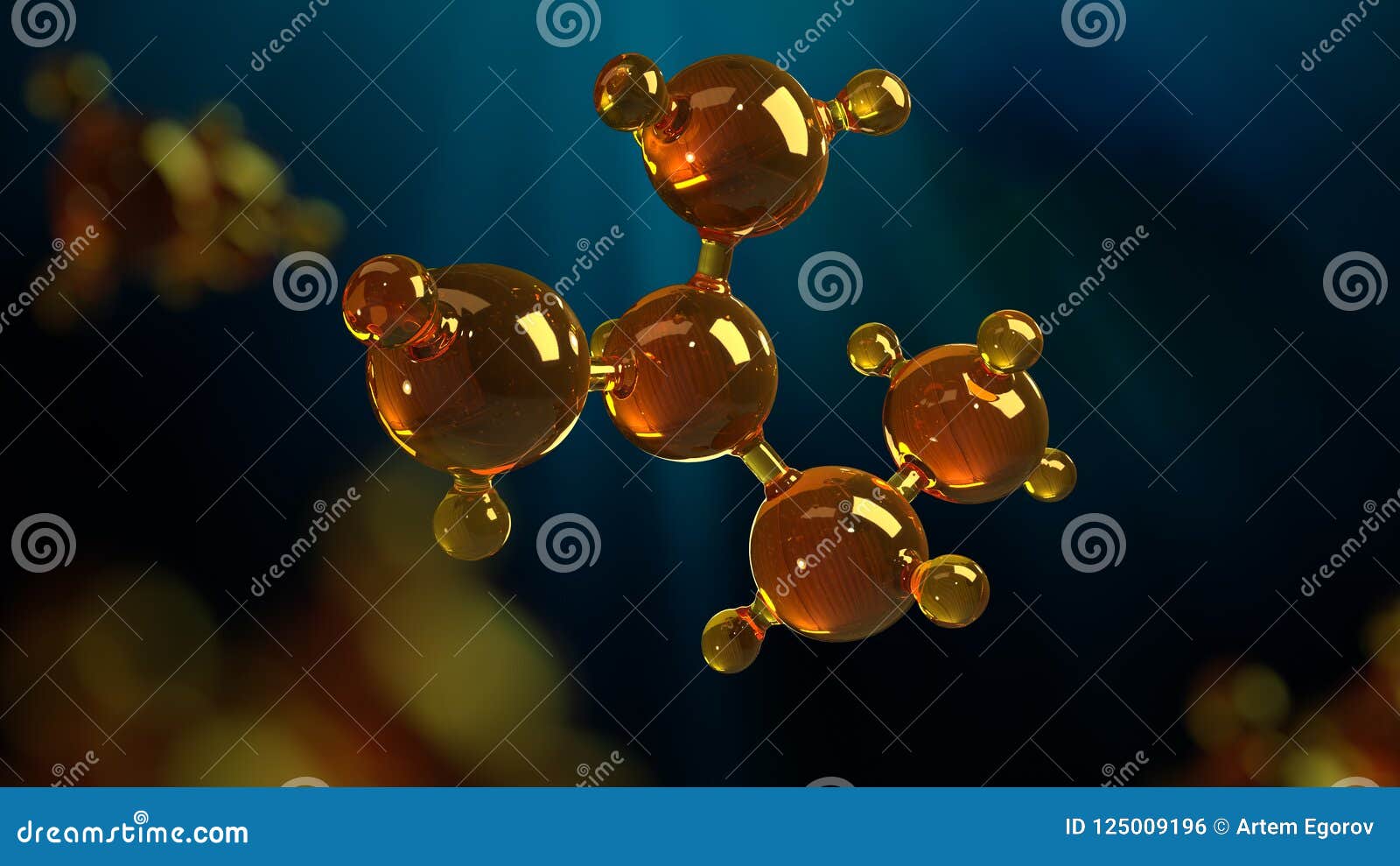 Motor Oil Molecule