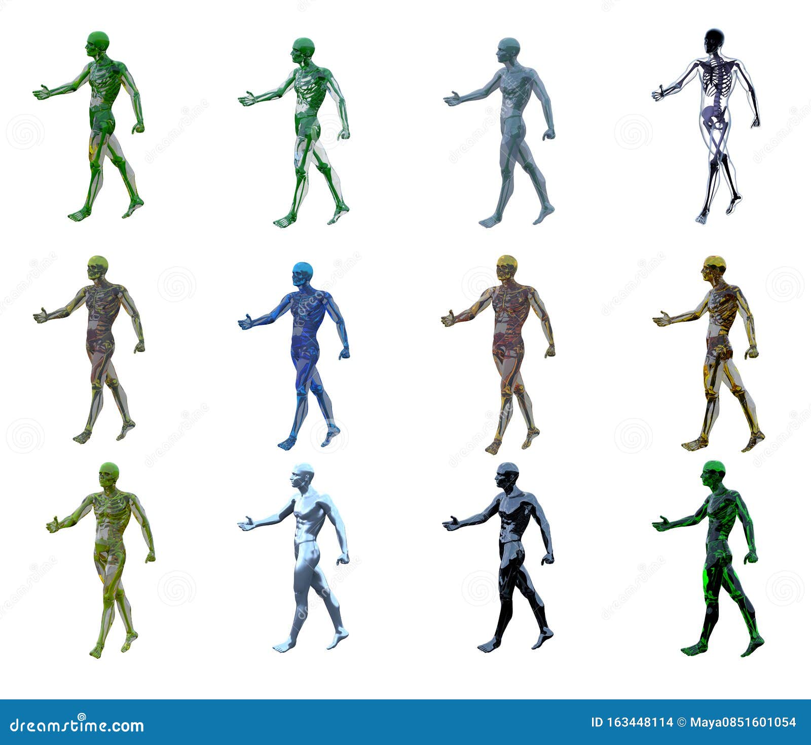 3d Rendering Illustration of Human Stock Illustration - Illustration of ...