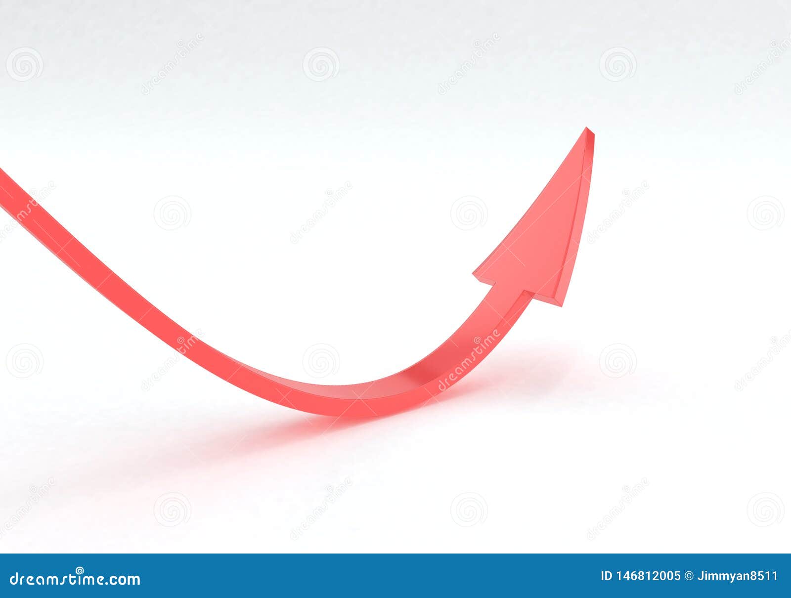 Red arrow stock illustration. Illustration of growth - 146812005