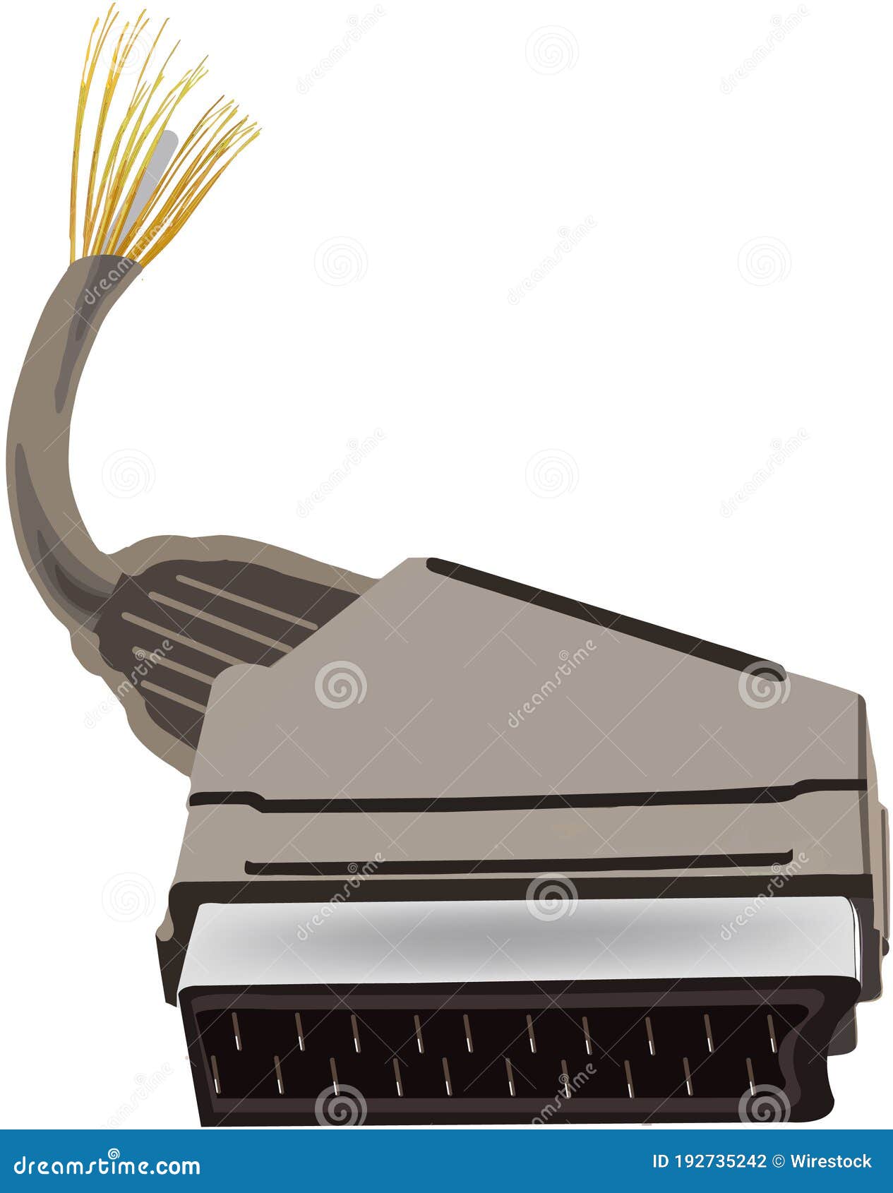 3D Rendering Illustration of a Socket Isolated on a White Background ...