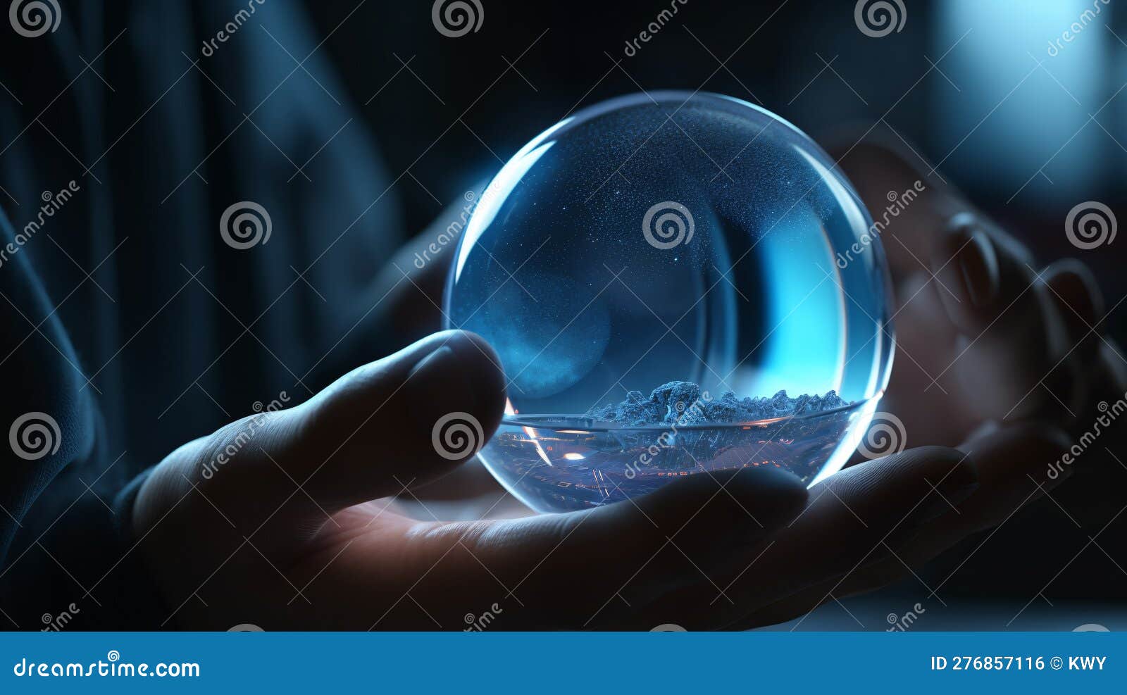 3d Render Image of Glow Object Liquid Vibe Generative Ai Stock ...