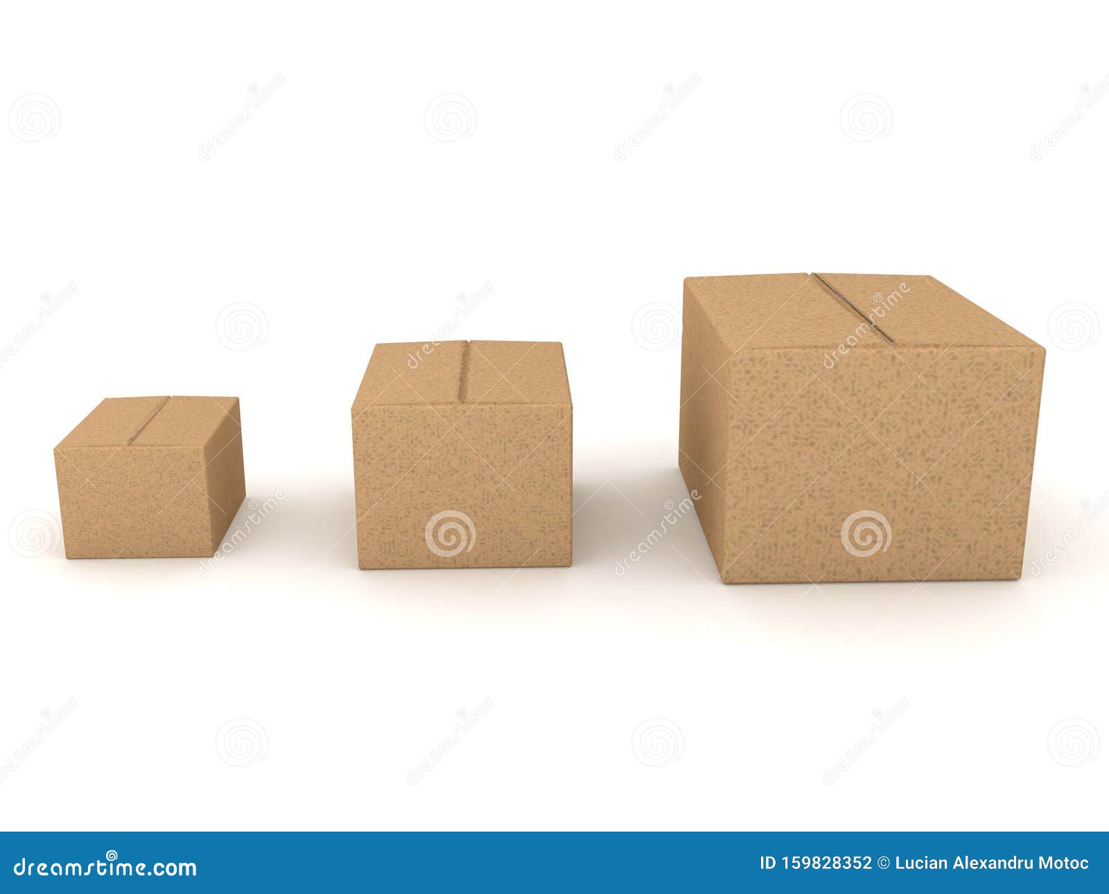 3D Rendering of Increasingly Larger Boxes Stock Illustration ... 3D Rendering of Increasingly Larger Boxes Stock Illustration ...