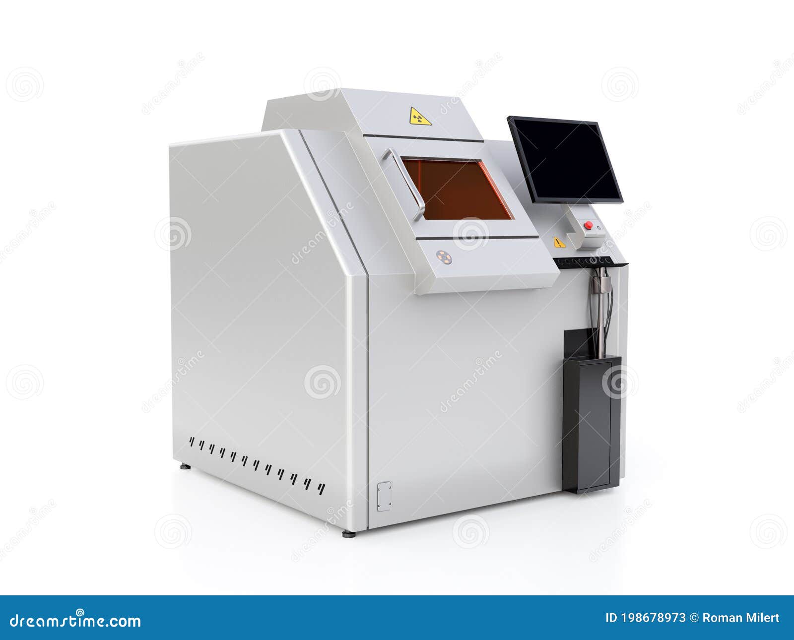 X-ray Inspection Machine for Quality Control Stock Illustration ...