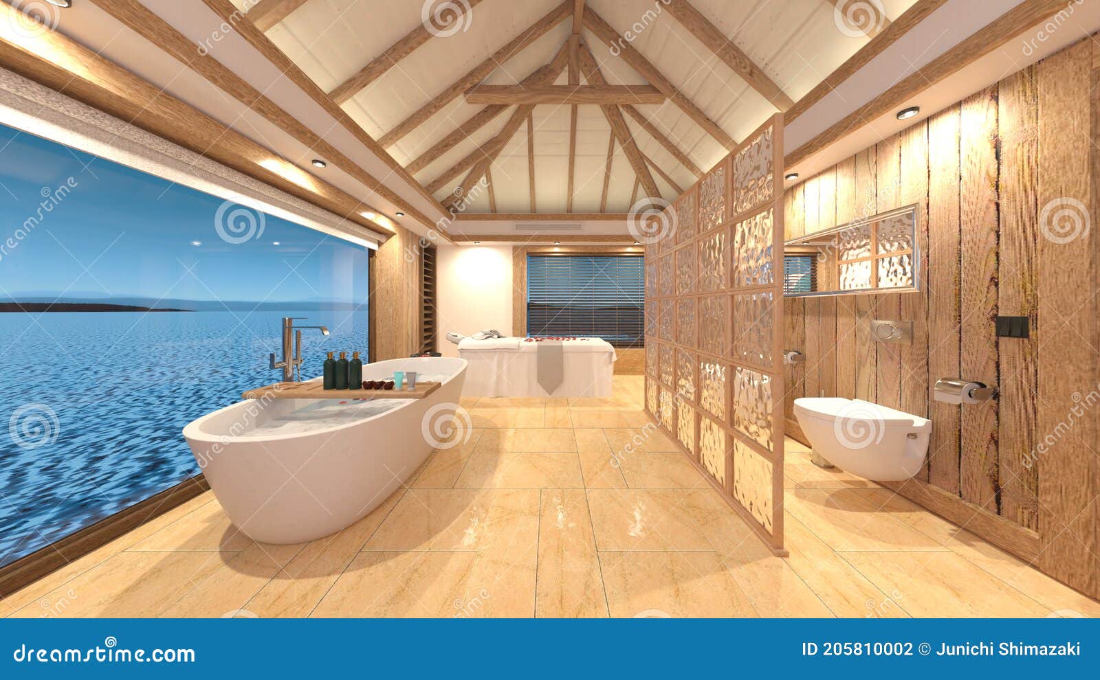 3D Rendering of Inside the House Stock Illustration - Illustration of ...