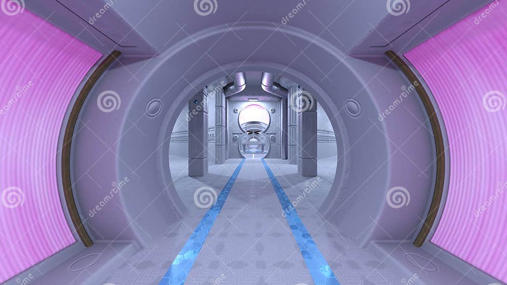 3D Rendering of the Inspection Room in the Spacecraft Stock ...