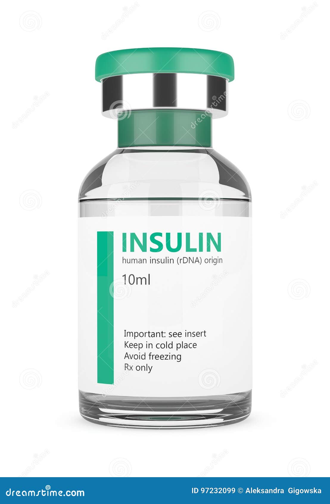 Insulin Vial And A Syringe On The Hospital Bench With Pancreas In The ...