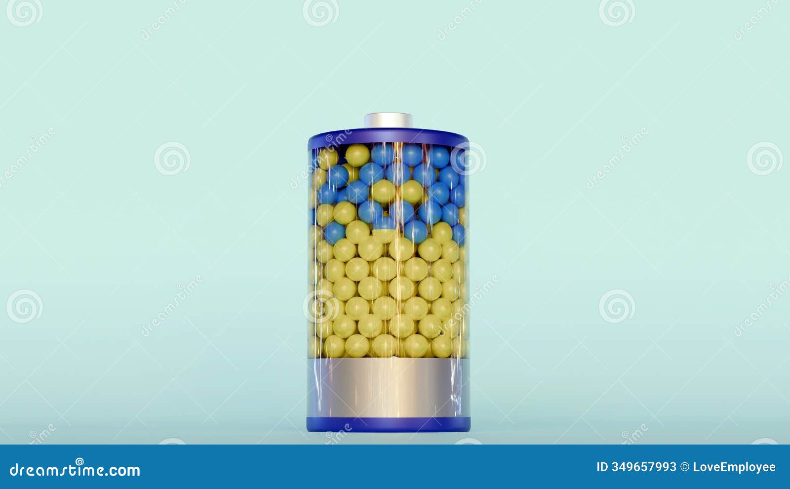 3d Rendering of an Isolated All-solid-state Batteries Stock ...