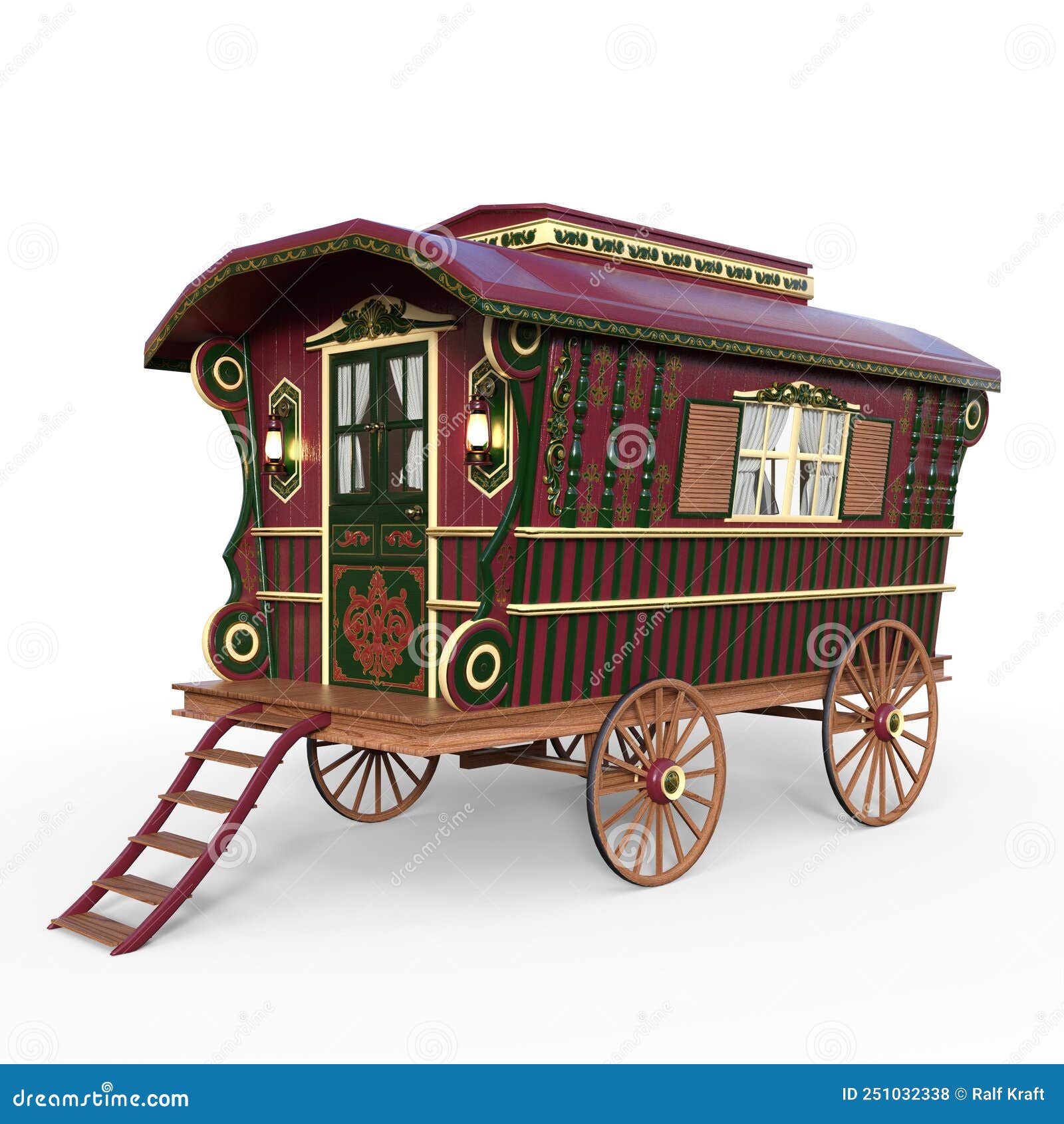 Gypsy Wagon Background