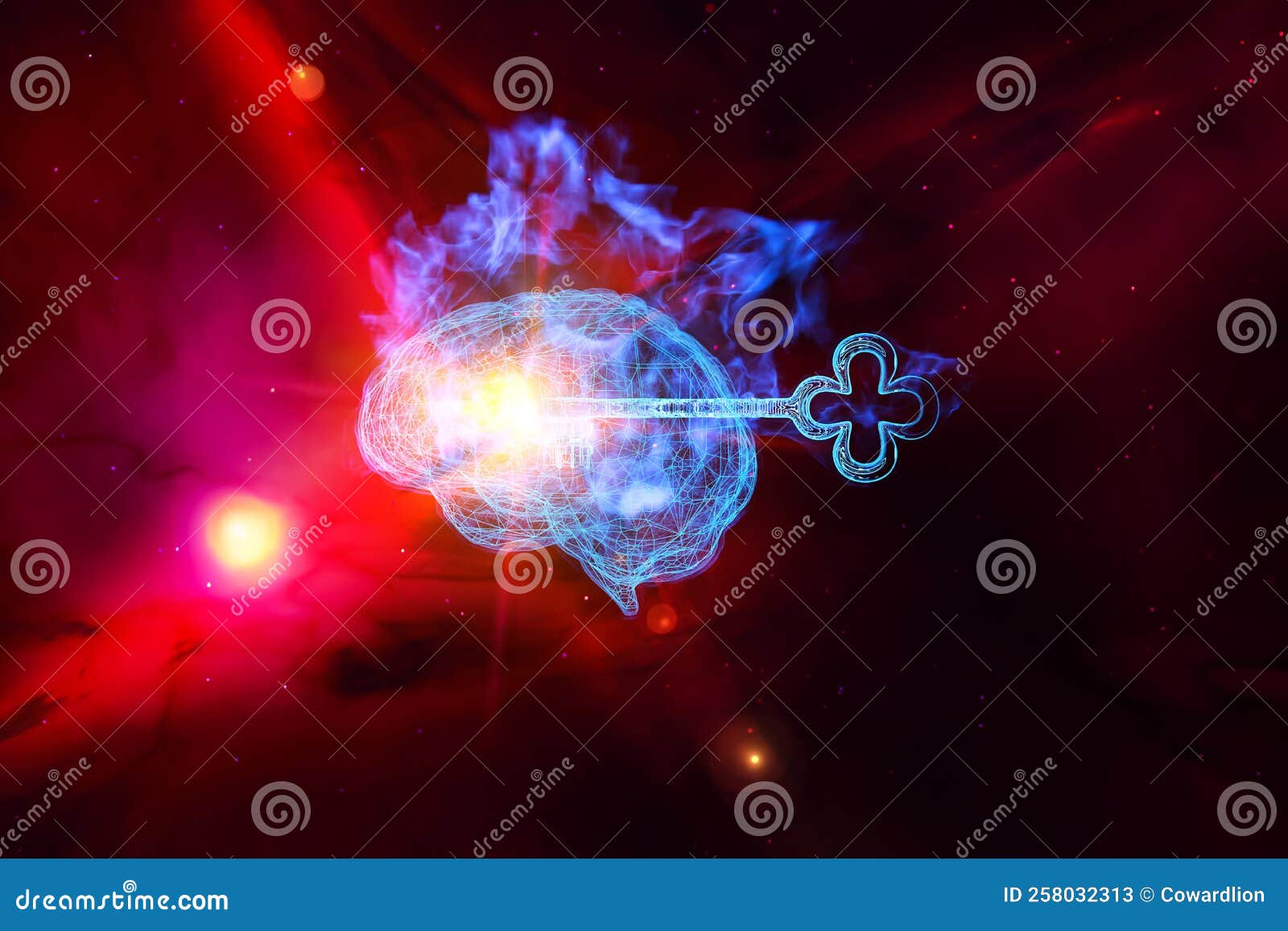 Wire Brain Stock Photo | CartoonDealer.com #8769630