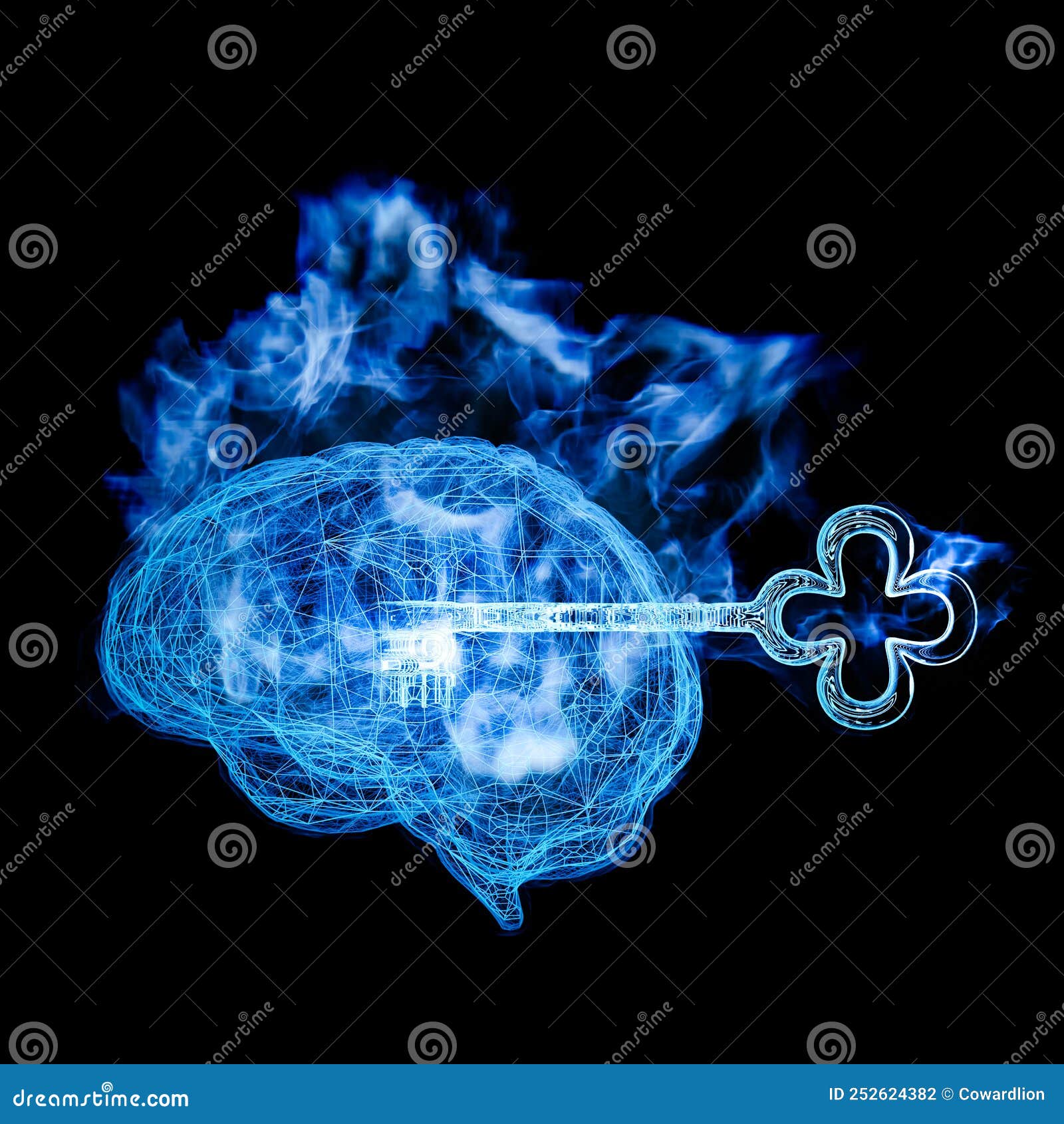 Wire Brain Stock Photo | CartoonDealer.com #8769630