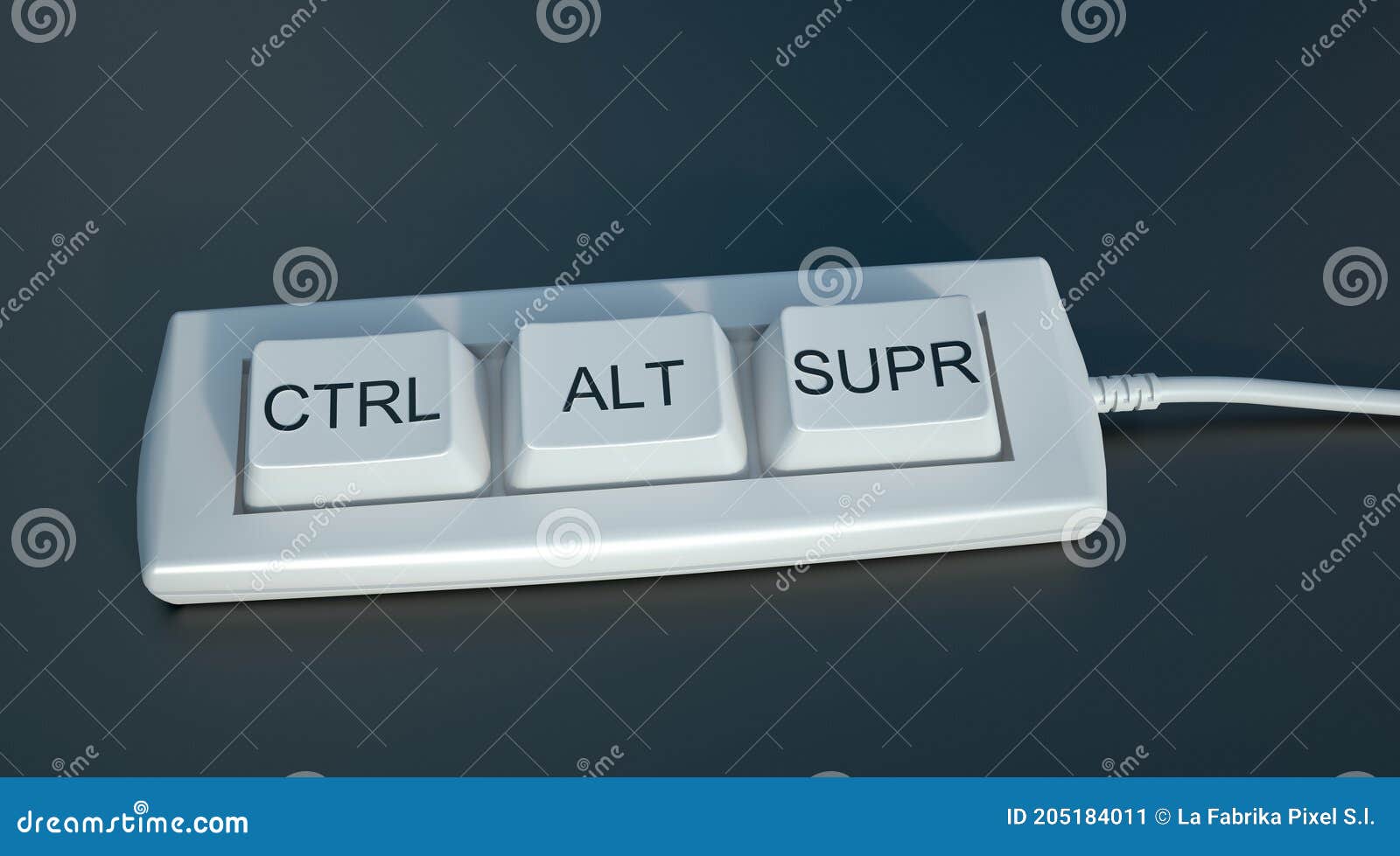 Control alt delete stock illustration. Illustration of symbol - 205184011