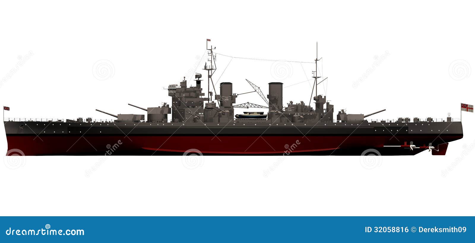 Destroyers Ships Side View