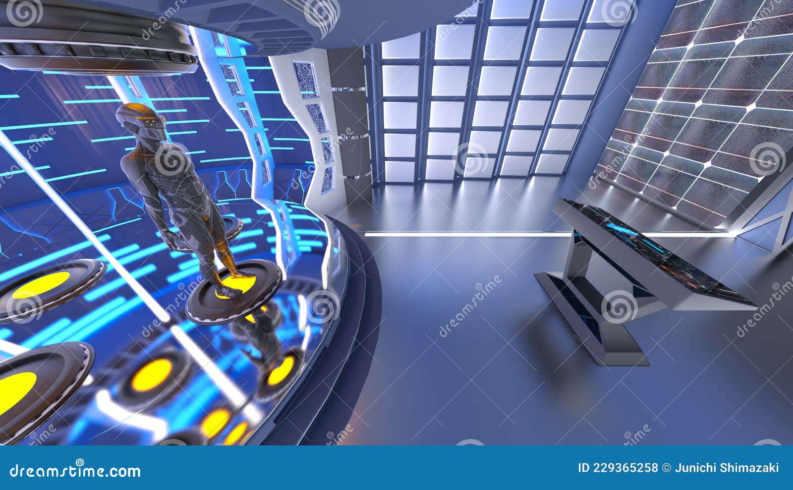 3D Rendering of the Laboratories Stock Illustration - Illustration of ...