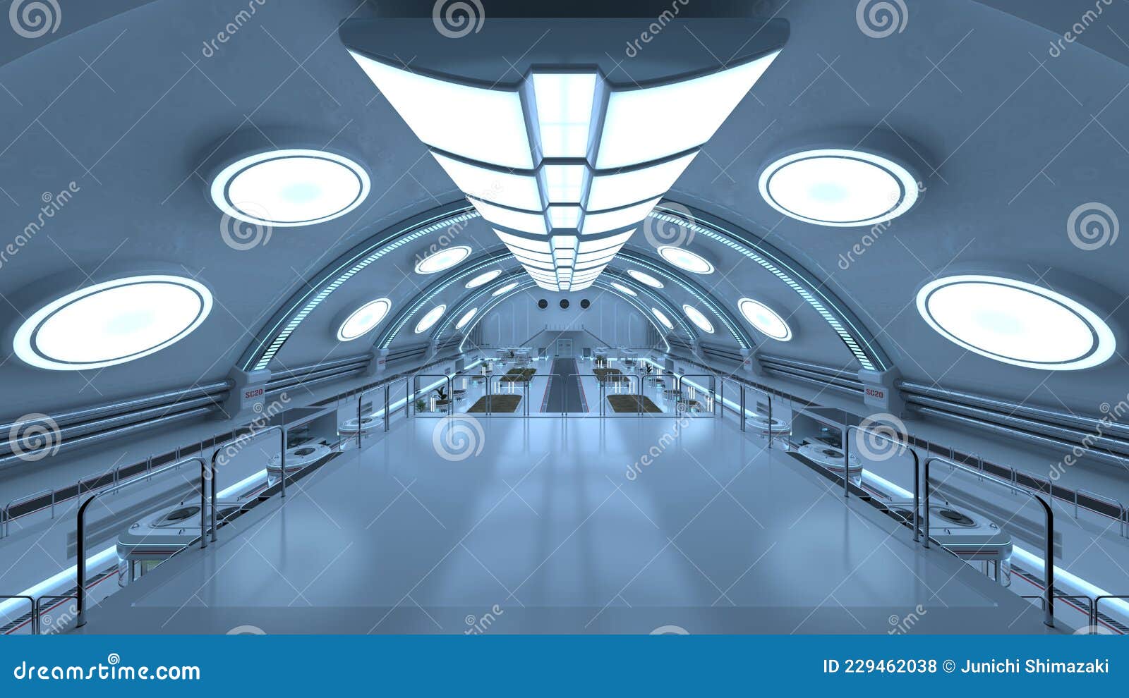 3D Rendering of the Laboratory Stock Illustration - Illustration of ...