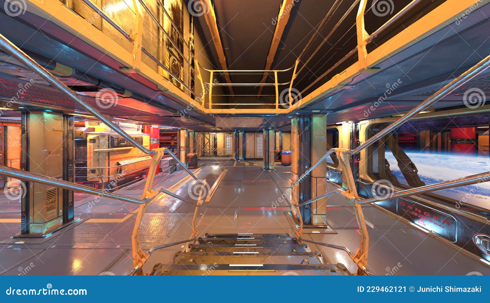 3D Rendering of the Laboratory Stock Illustration - Illustration of ...