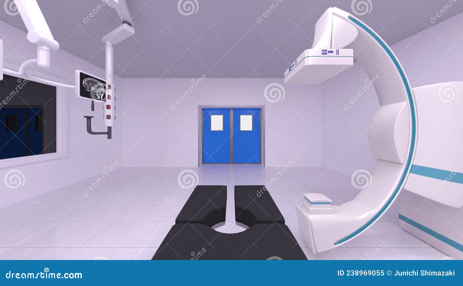 3D Rendering of the Laboratory Stock Illustration - Illustration of ...