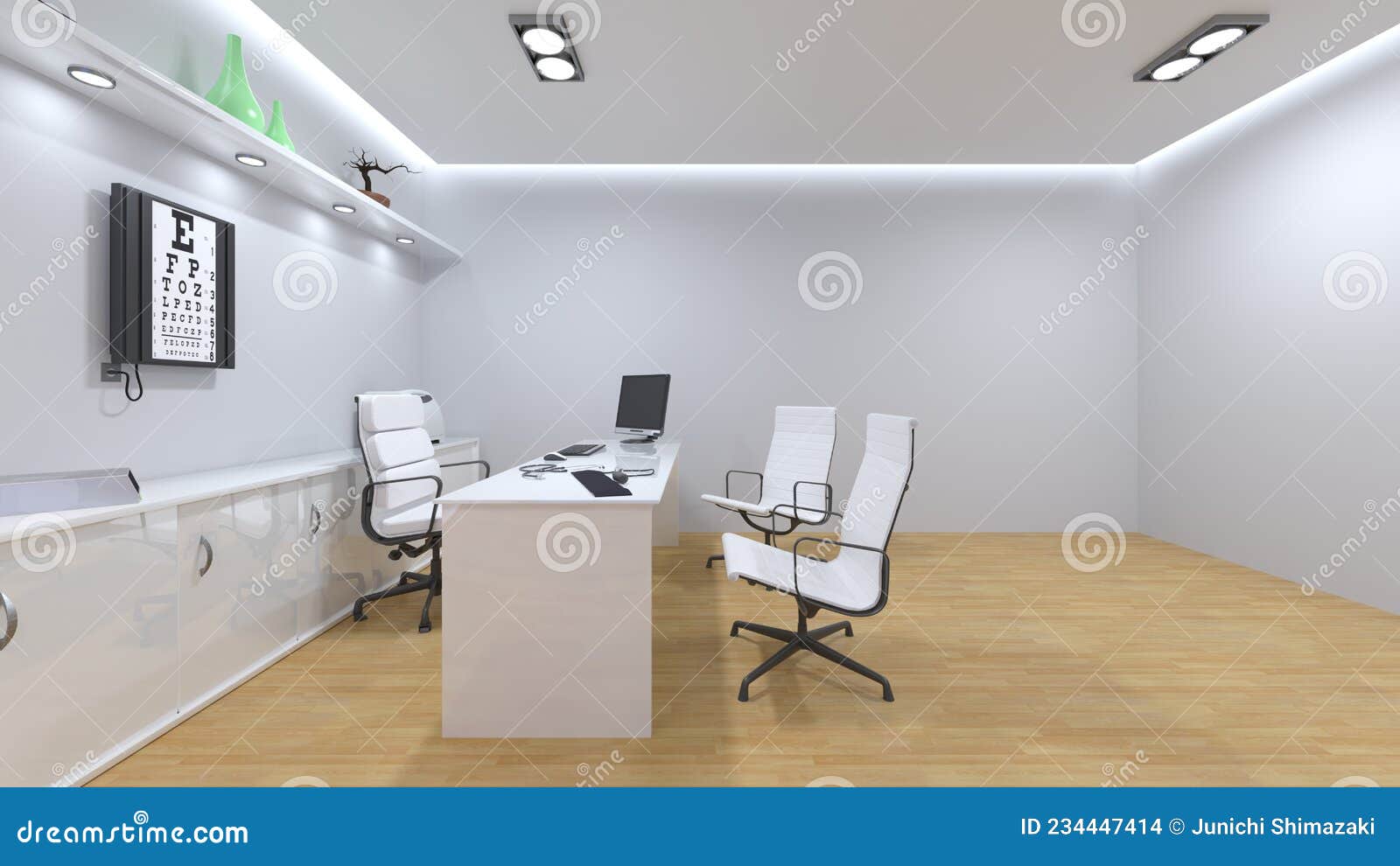 3D Rendering of the Laboratory Stock Illustration - Illustration of ...