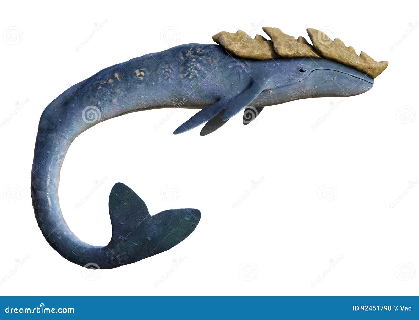 3D Rendering Leviathan on White Stock Illustration - Illustration of ...