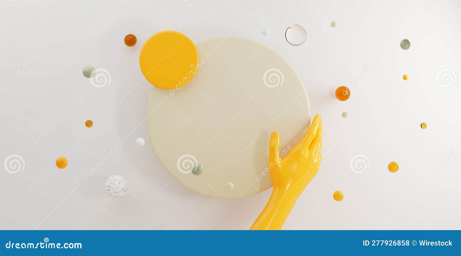 3d Rendering Levitating Platform Studio Display Scene Studio Background ...