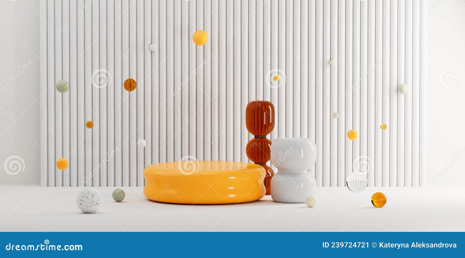 3d Rendering Levitating Platform Studio Display Scene Studio Background ...