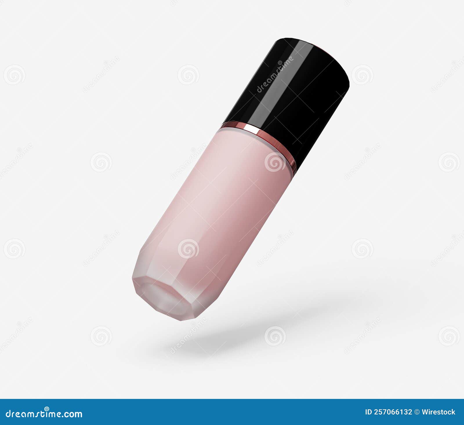 Foundation Container Mockup, Complexion Liquid In Glass Bottle Isolated ...