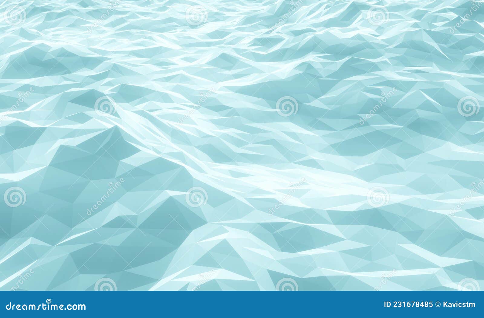 3D Low Polygon Ice Background Stock Illustration - Illustration of ...