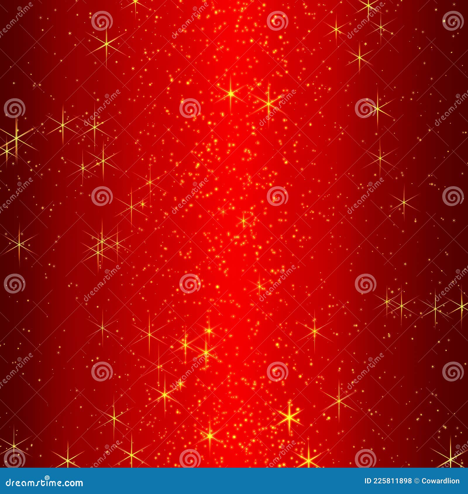 3D Rendering of Luxury Gold Glitter on Red Background Stock ...