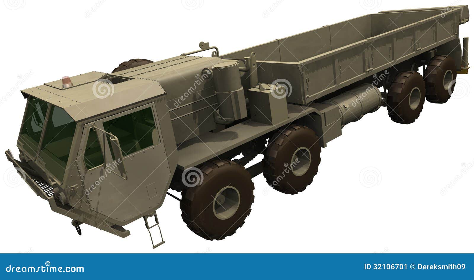 3d Rendering of a M977 Hemtt Stock Illustration - Illustration of ...