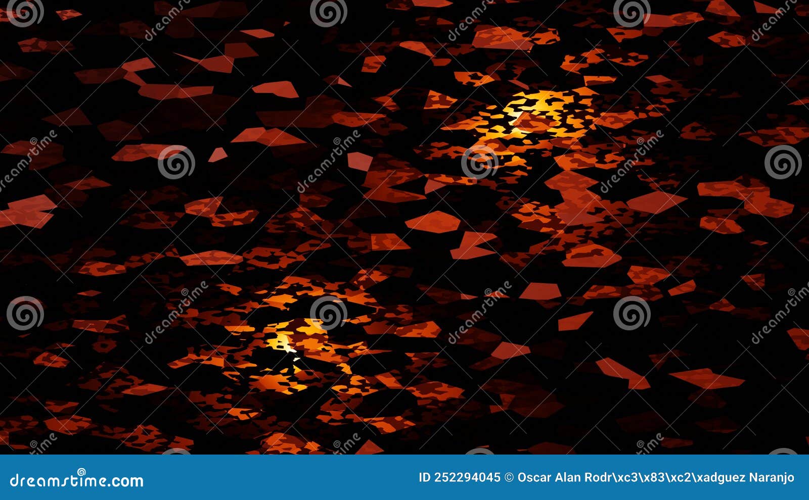 3D Rendering. Magma Texture. Boiling Ground Texture. Royalty-Free Stock ...