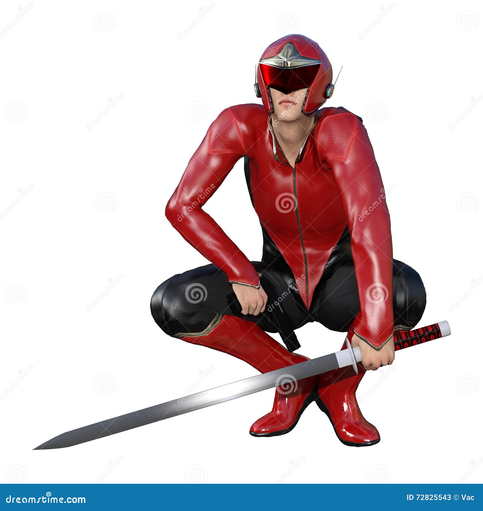 3D Male Hero Pose Reference Go Boldly Royalty-Free Cartoon ...