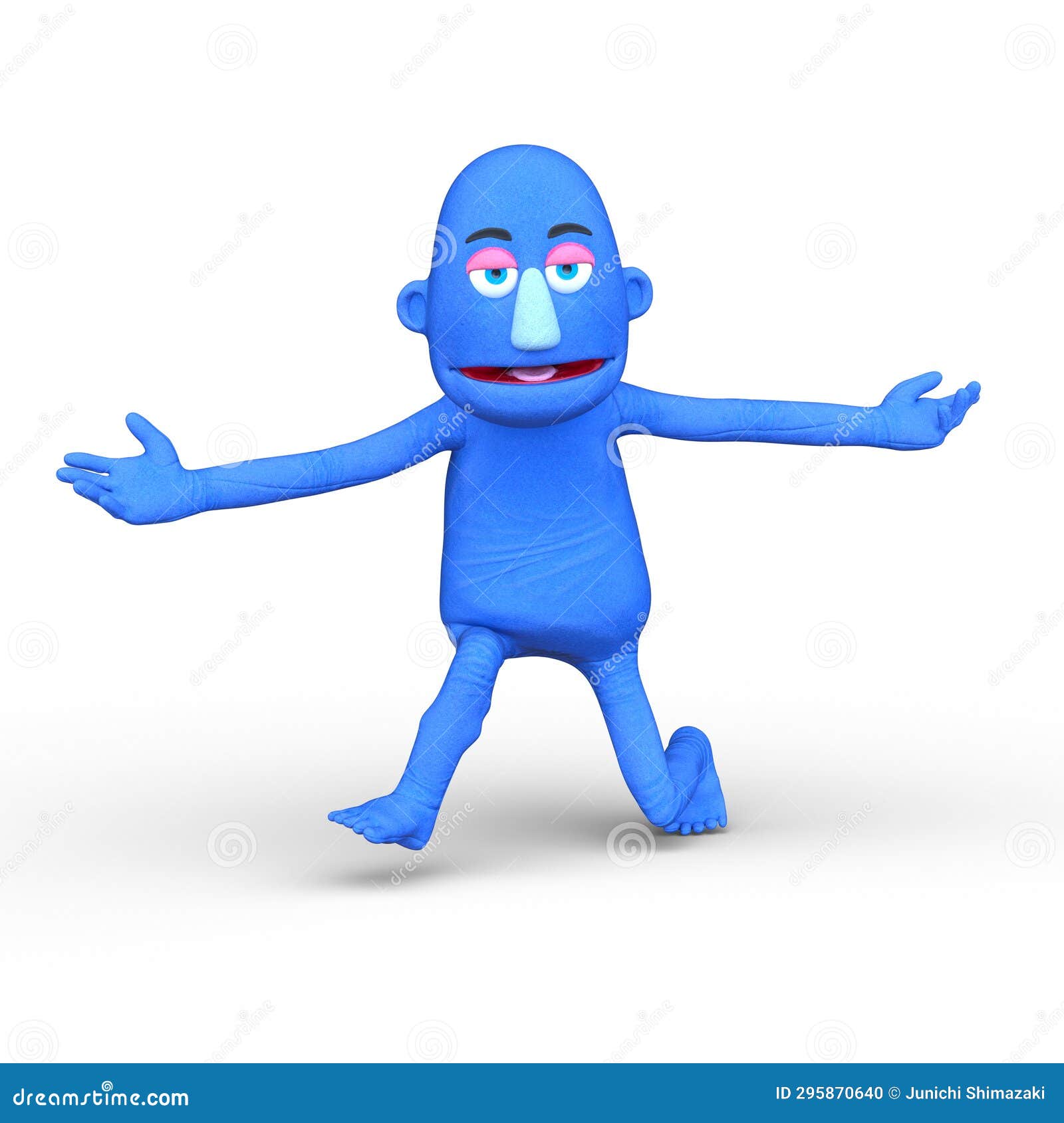 3D Rendering of a Male Puppet Stock Illustration - Illustration of ...