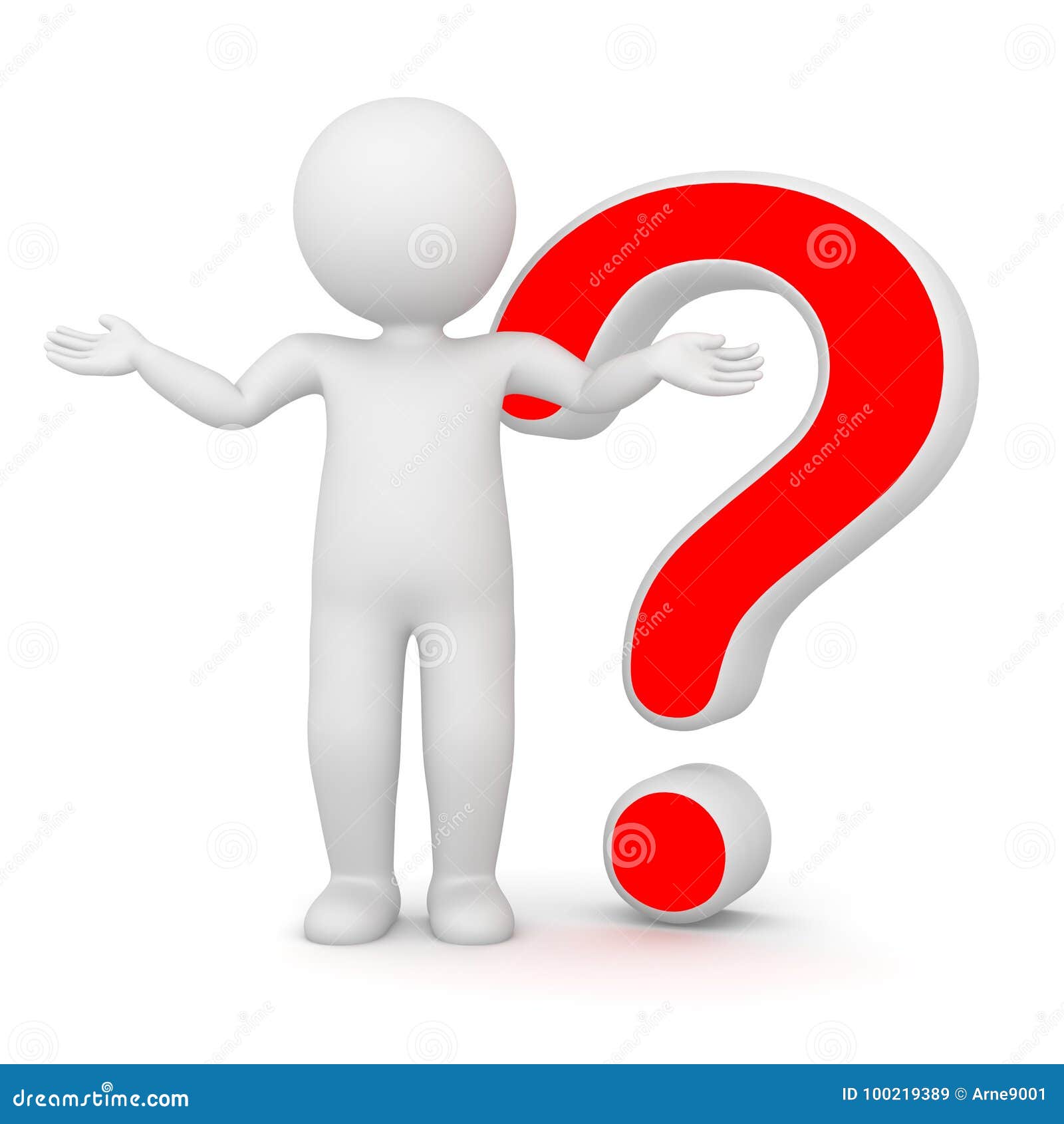 3D Rendering of a Man Near a Question Mark Stock Illustration ... 3D Rendering of a Man Near a Question Mark Stock Illustration ...