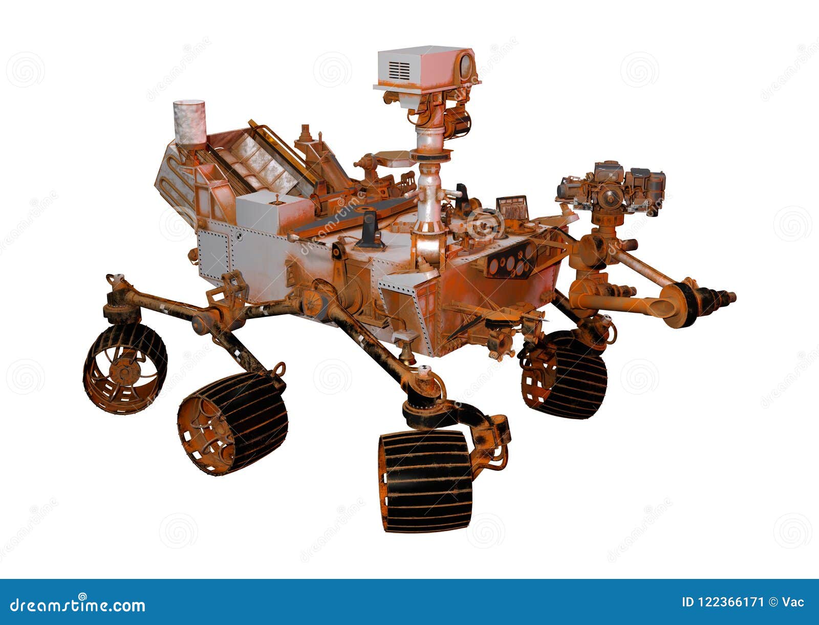 Curiosity Mars Rover Clip Art