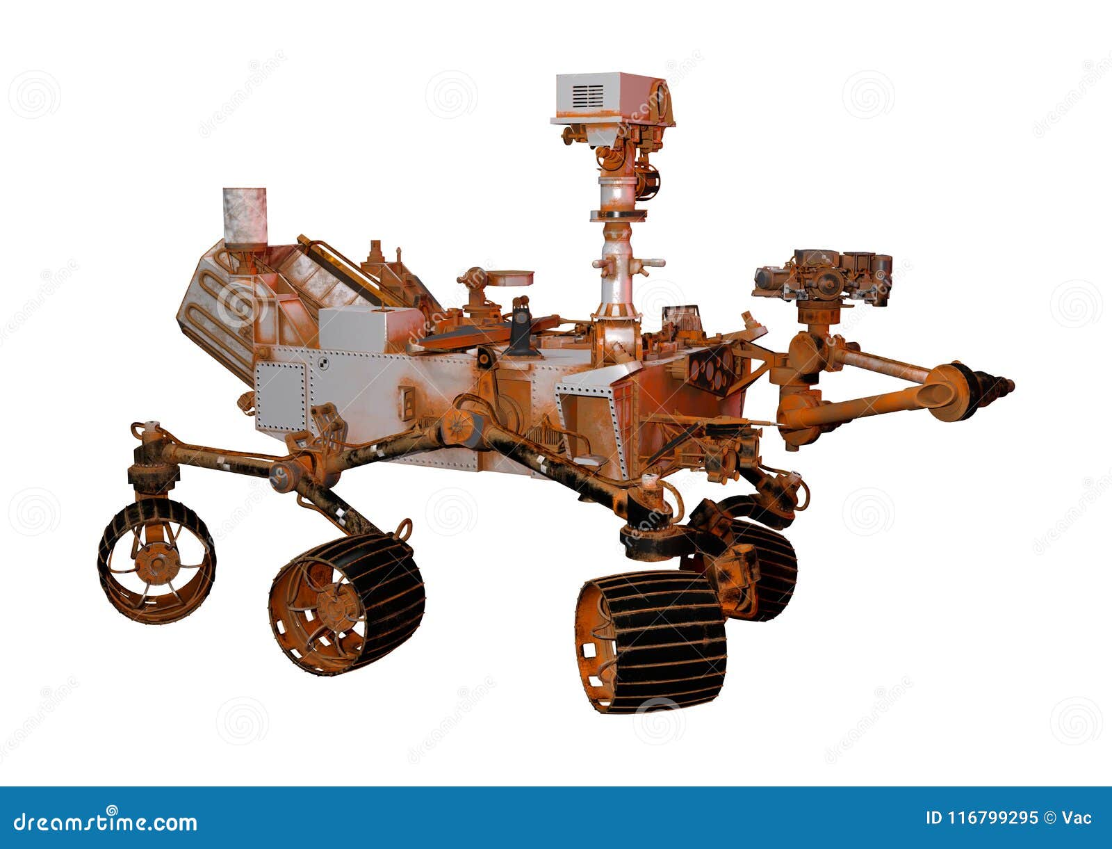 Curiosity Mars Rover Clip Art