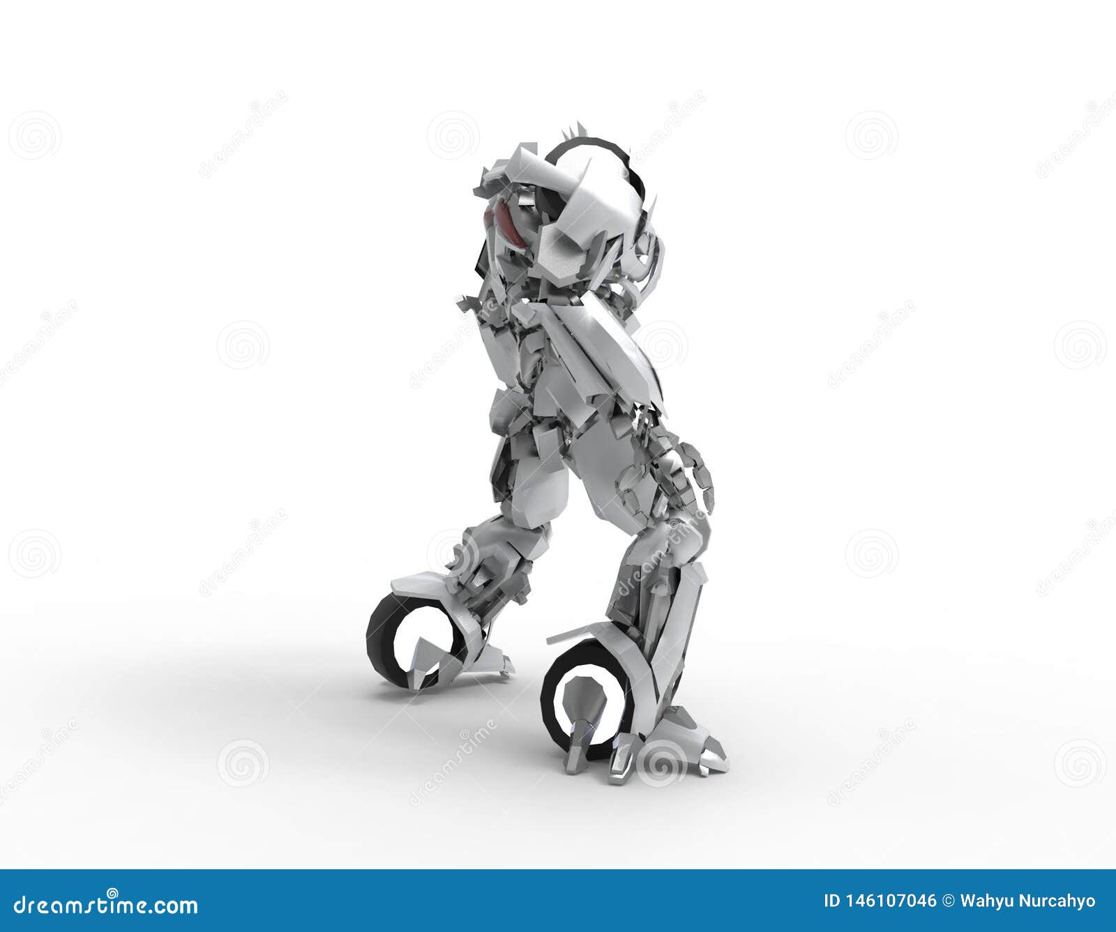 3d rendering of mecha editorial photo. Illustration of character ...