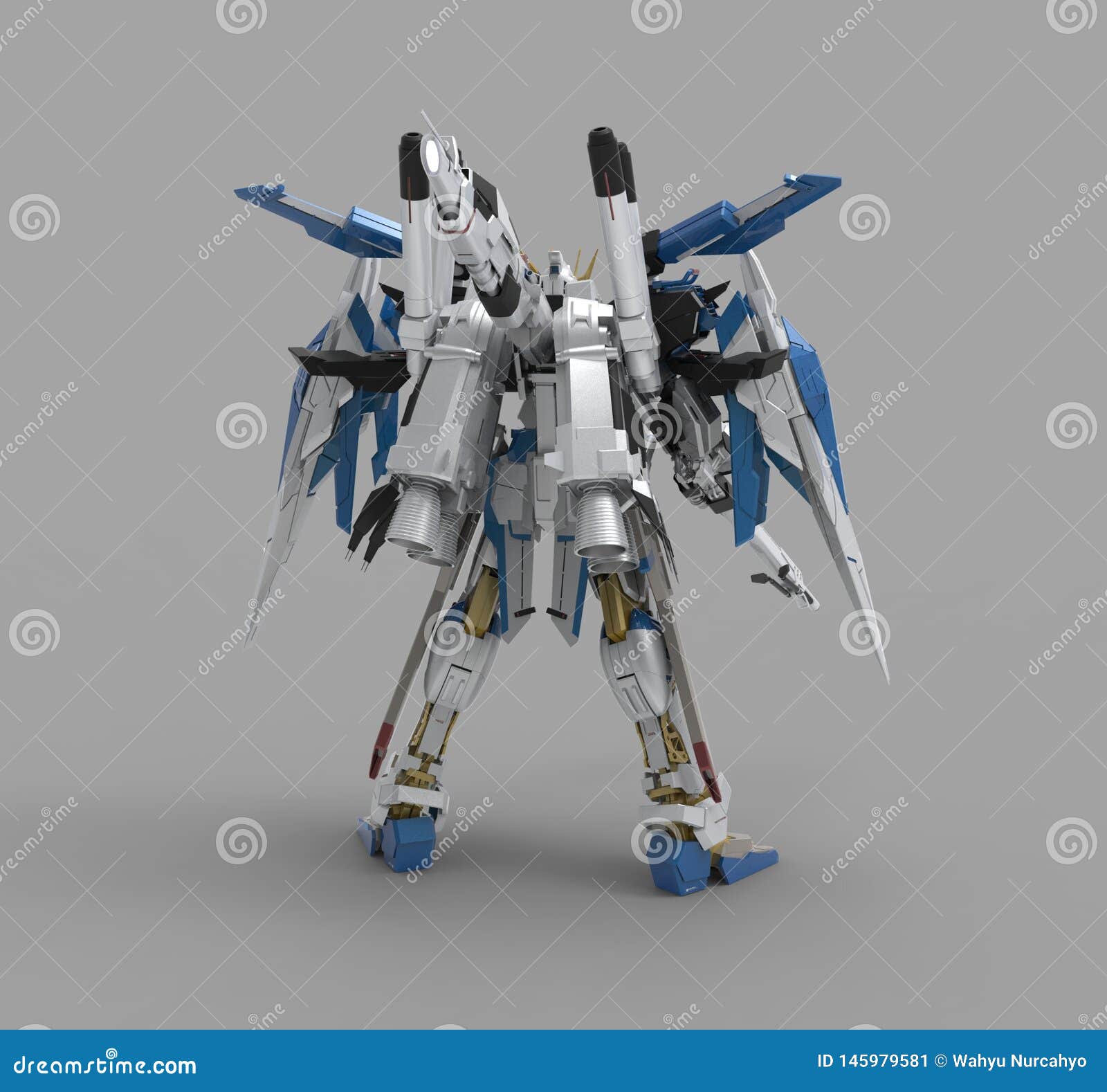 3d rendering of mecha editorial photo. Illustration of armor - 145979581