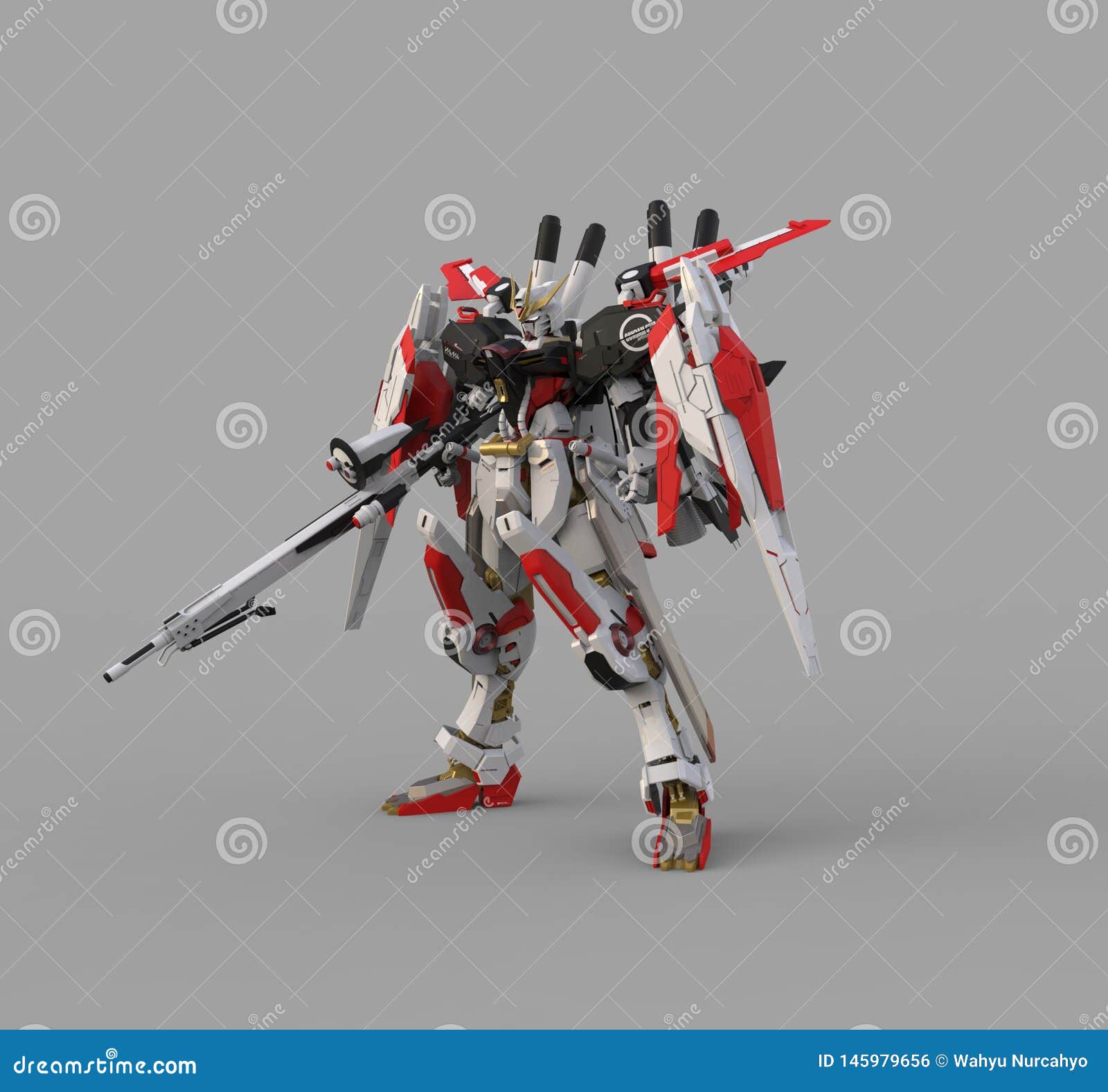3d rendering of mecha editorial photo. Illustration of technology ...