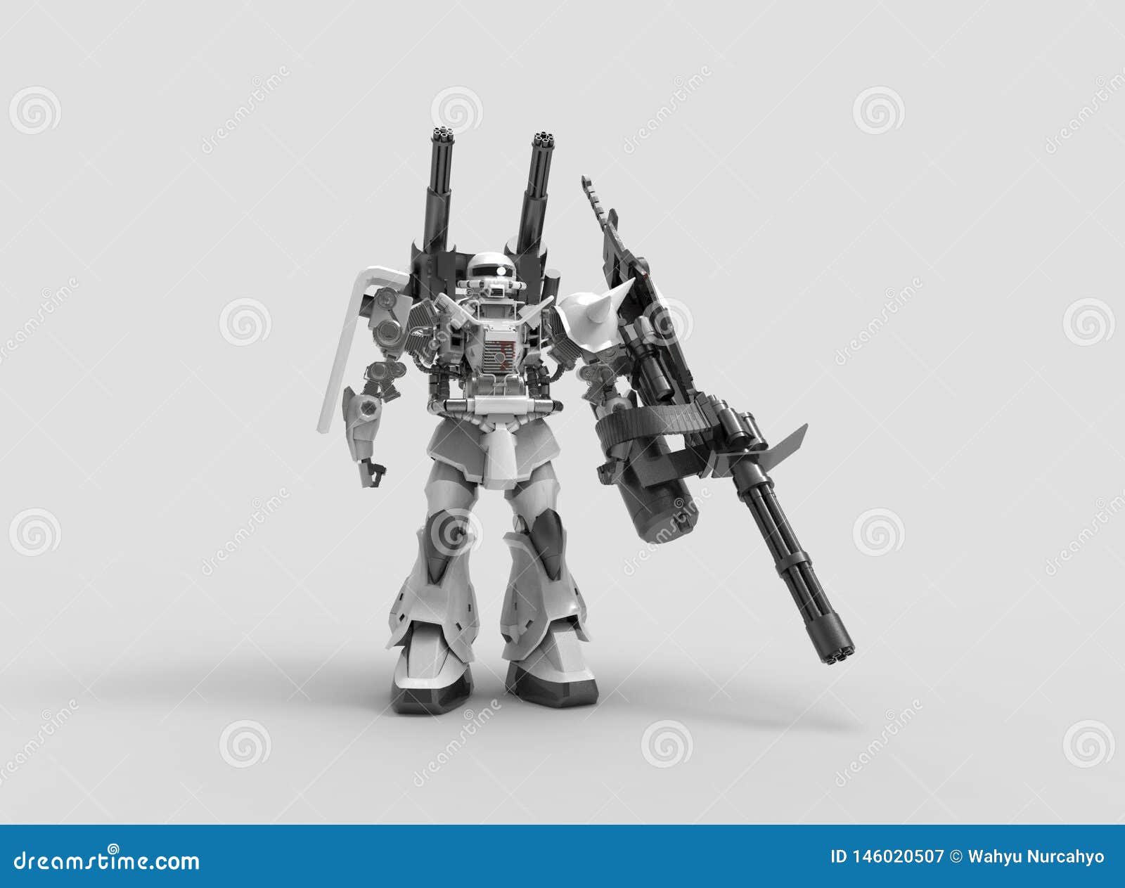 3d rendering of mecha editorial photography. Illustration of concept ...