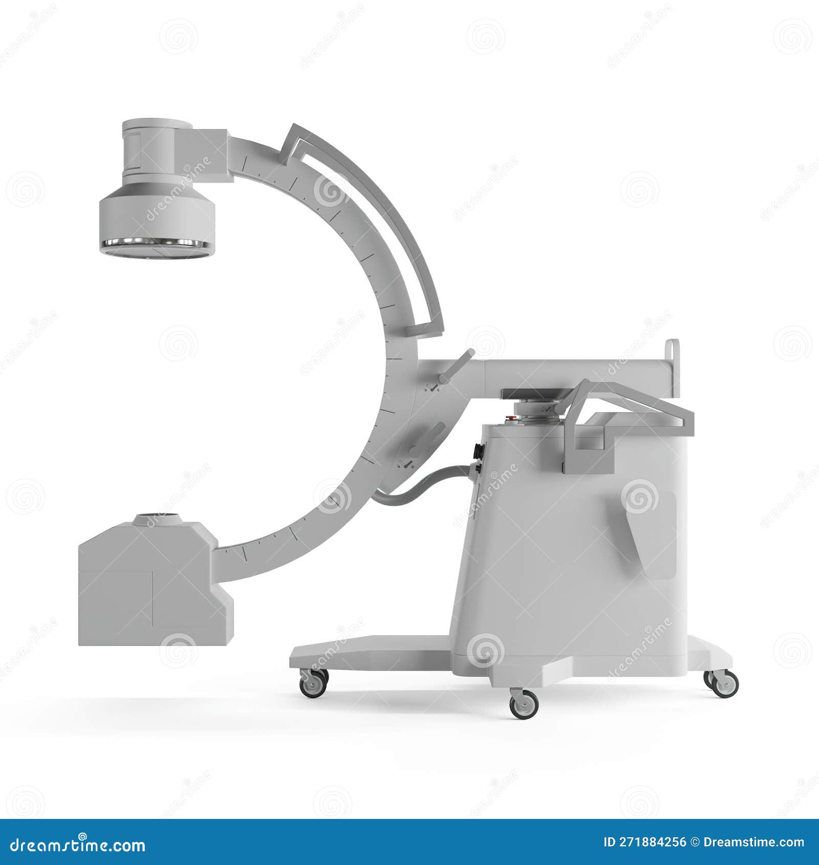 An Image of the Surgery Machine, 3d Rendering Stock Illustration ...